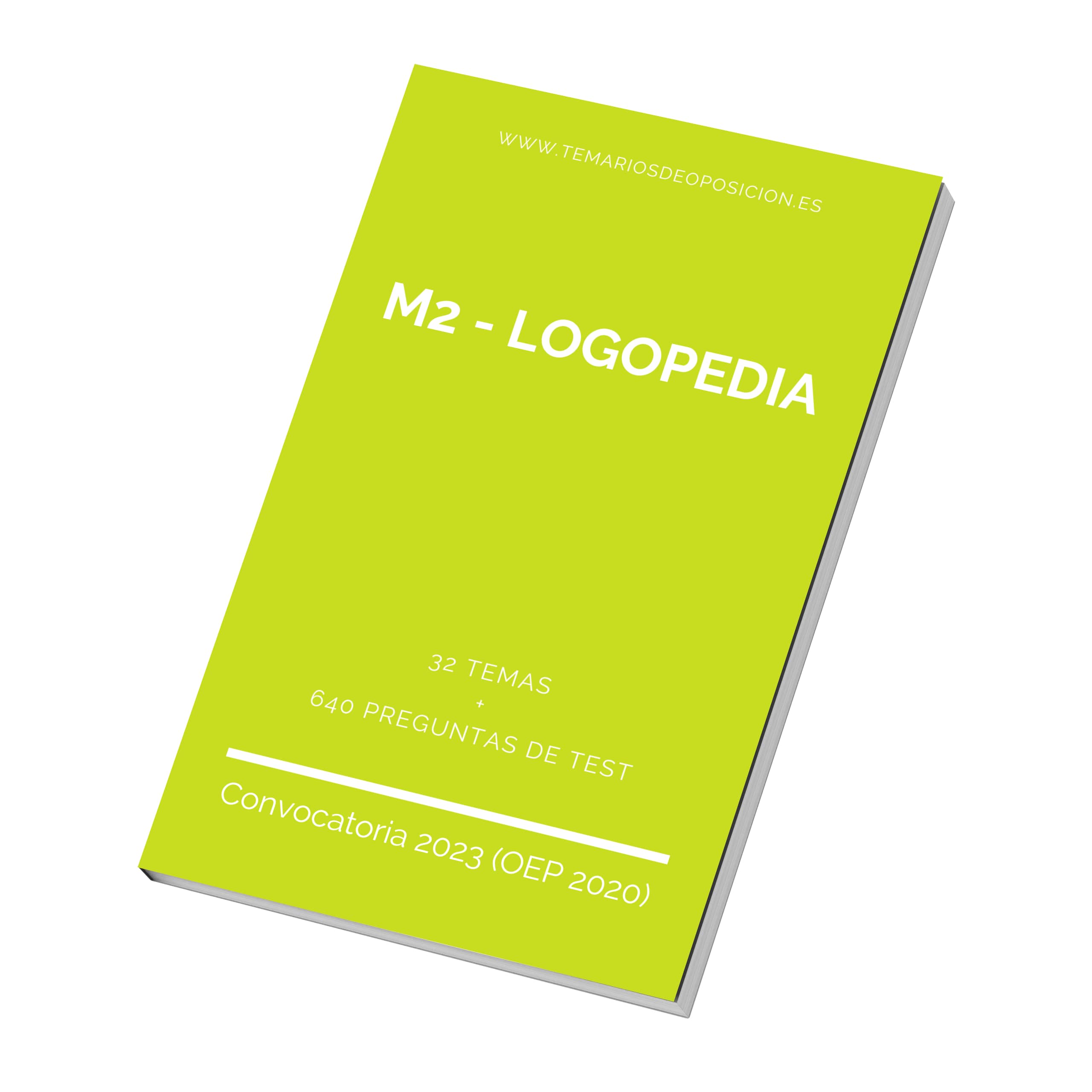 Temario M2 LOGOPEDIA (+Test) - Temarios de Oposición